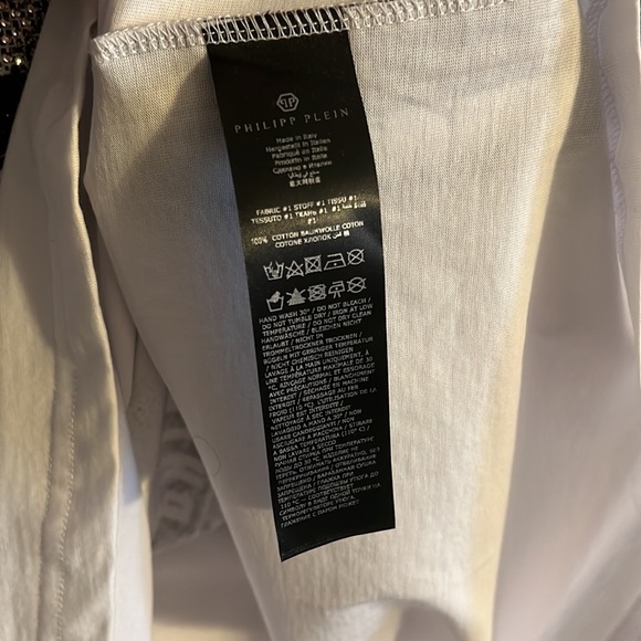 Philipp Plein | Shirts | Philipp Plein Platinum Cut Swarovski Crystal ...